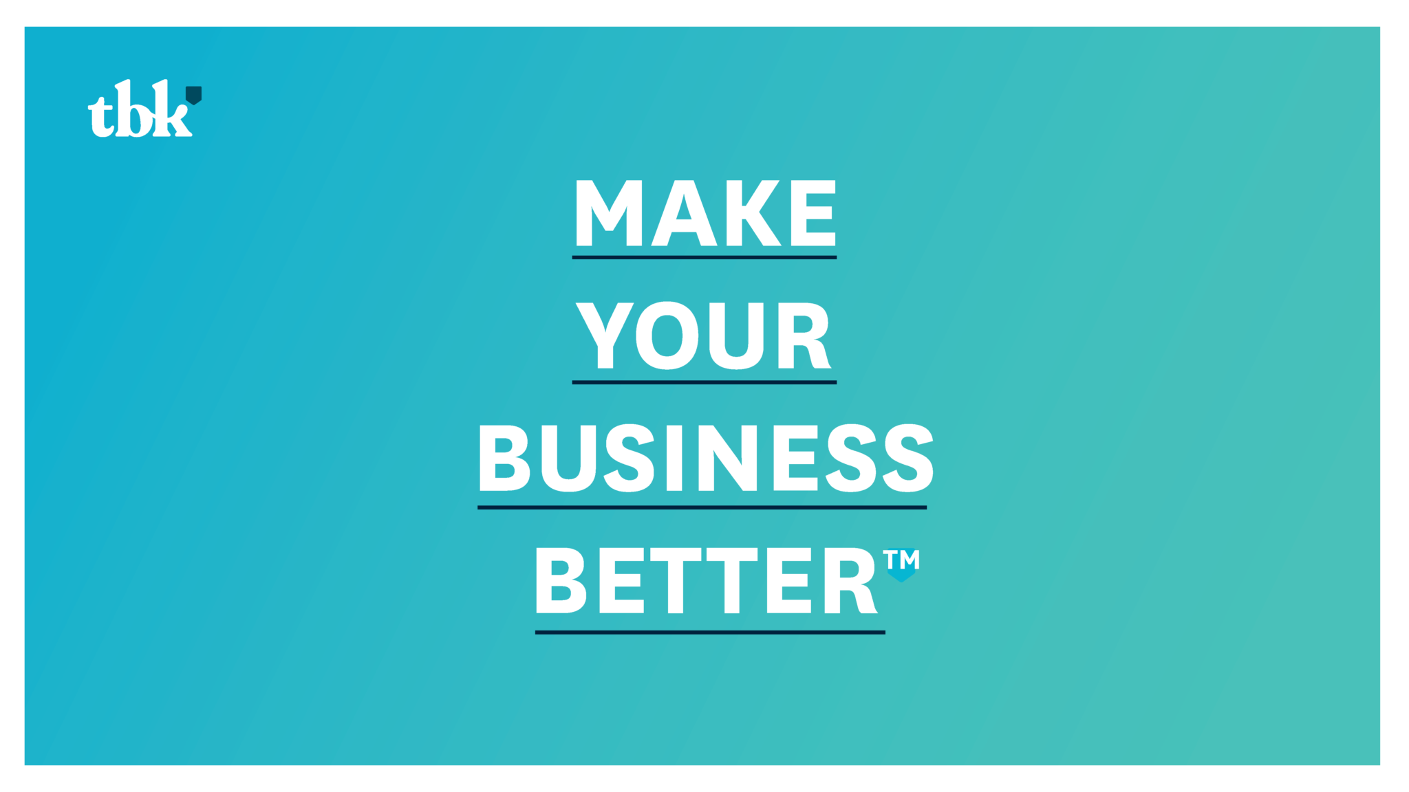 tbk News | Hello, New Logo. - tbk