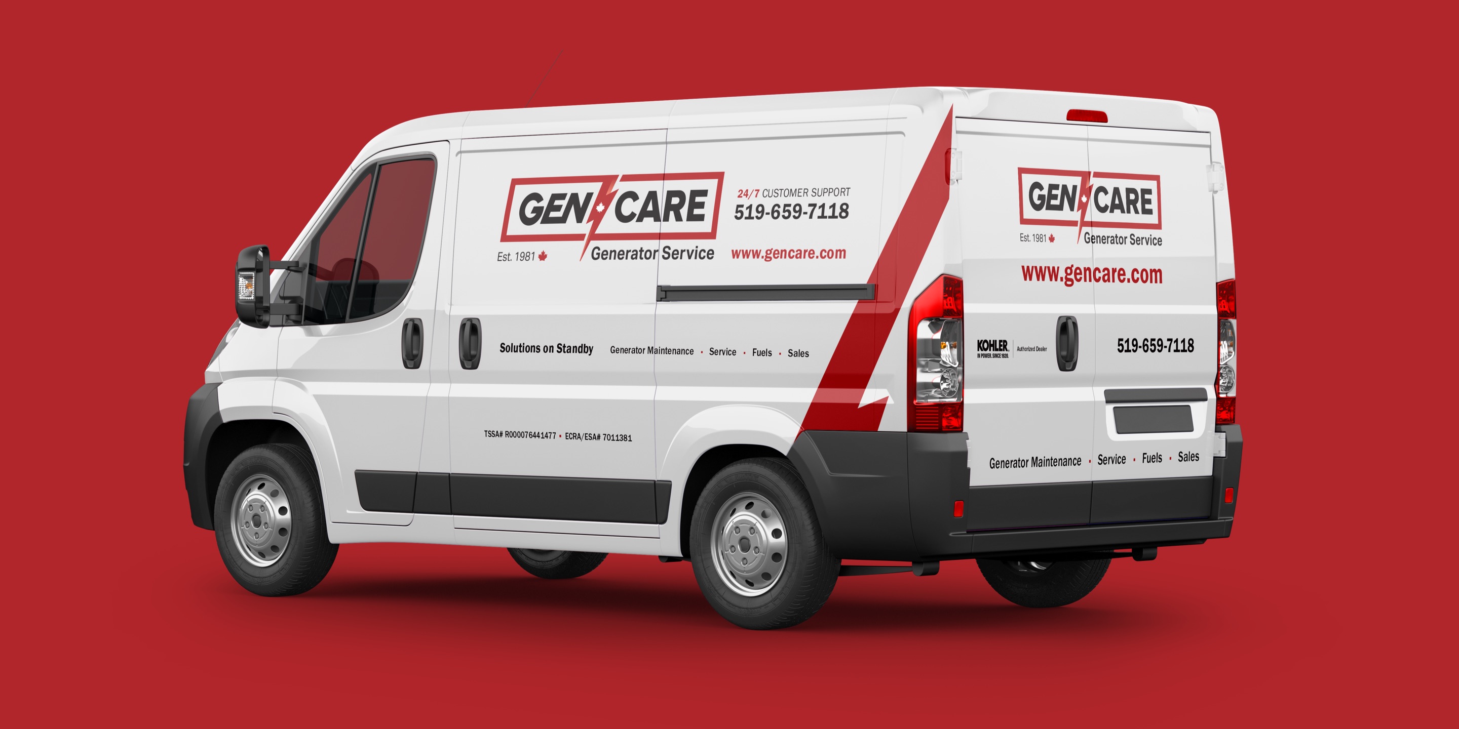 tbk Case Study | Total Rebranding for Gencare Generator Services - tbk