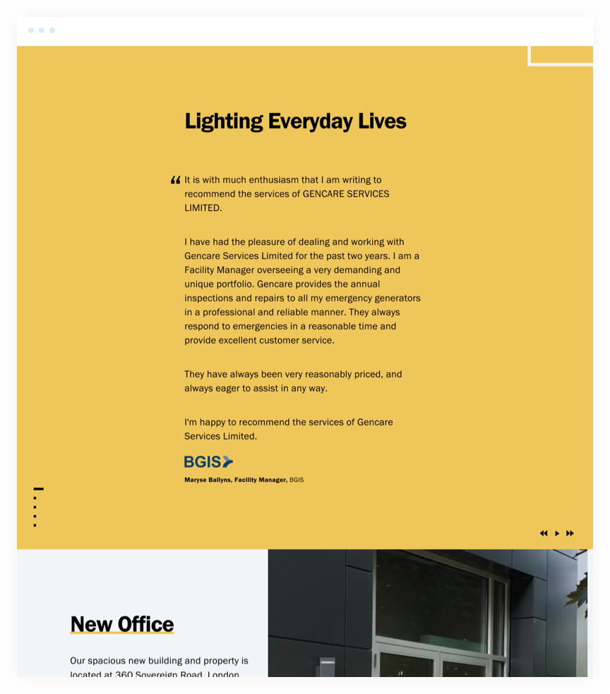 tbk Case Study | Total Rebranding for Gencare Generator Services - tbk
